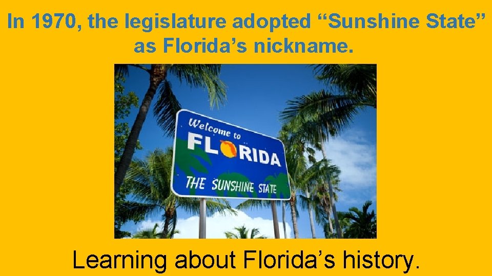 Learning About Floridas History By Cara Edenfield Groupbygroup