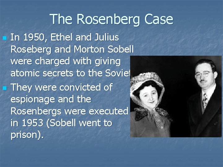 Cold War Brinkmanship n During the 1950s the