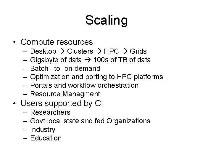 Group CI IV 1 Scaling Security and Sustainability