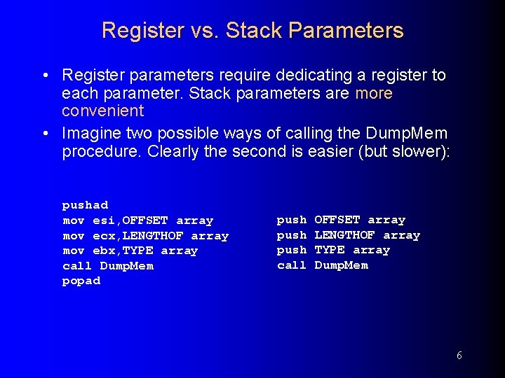 Assembly Language for IntelBased Computers Chapter 8 Advanced