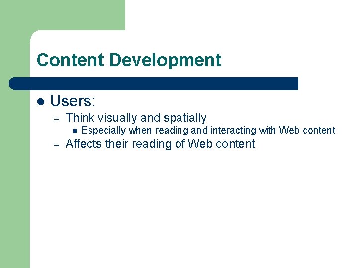 Web Development A VisualSpatial Approach Chapter 3 Research