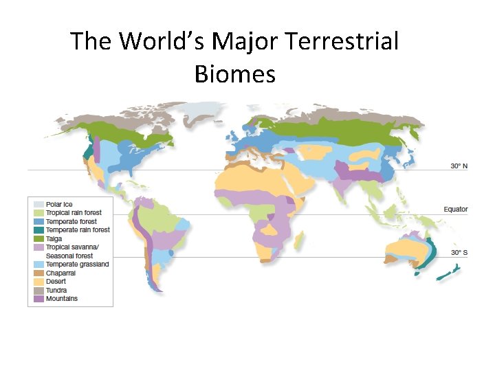 Chapter 6 Biomes 6 1 What is a