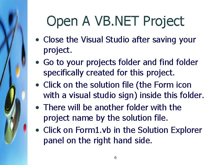 CSCI N 331 VB NET Programming 1 a