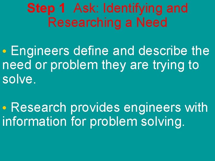 Section 4 Science Engineering Objectives Explain how science