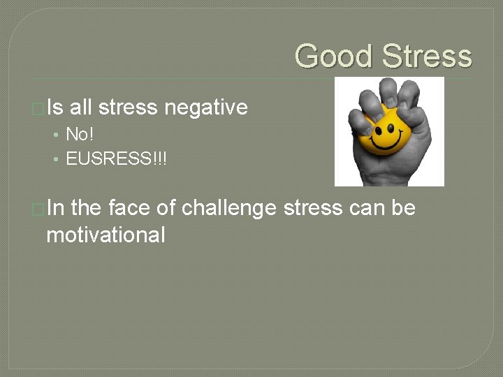 All you need to know about STRESS Megan
