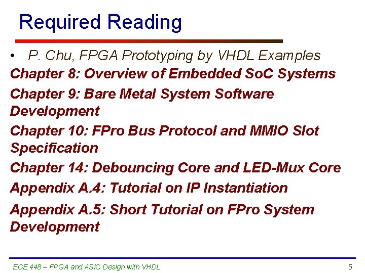 ECE 448 Lab 4 Using FPro So C