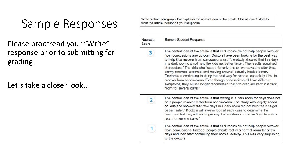 Newsela Tips for Success Newsela Directions and Rubric