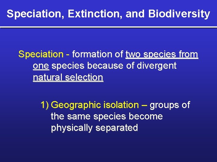 Evolution and Biodiversity Origins Niches and Adaptations What