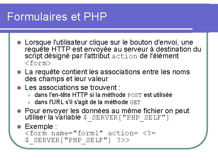 Techniques Internet de Base 2006 2007 Licence 2
