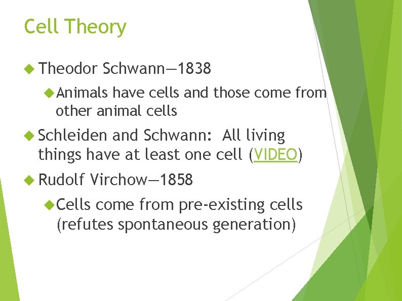 The Cell Theory and Membrane Biology Chapter 4