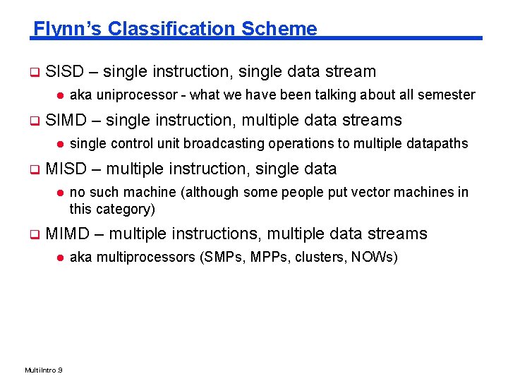The Big Picture Where are We Now Processor