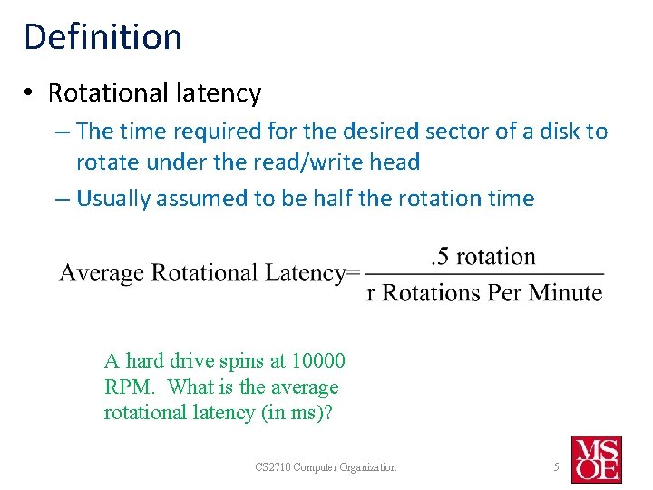 Disk Based Storage Lecture Objectives 1 2 3