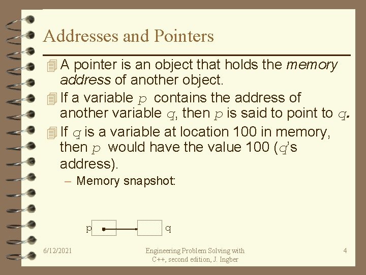 Engineering Problem Solving with C EtterIngber Chapter 9