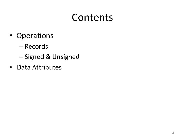 Advanced FPGA Based System Design Lecture8 VHDL Operations