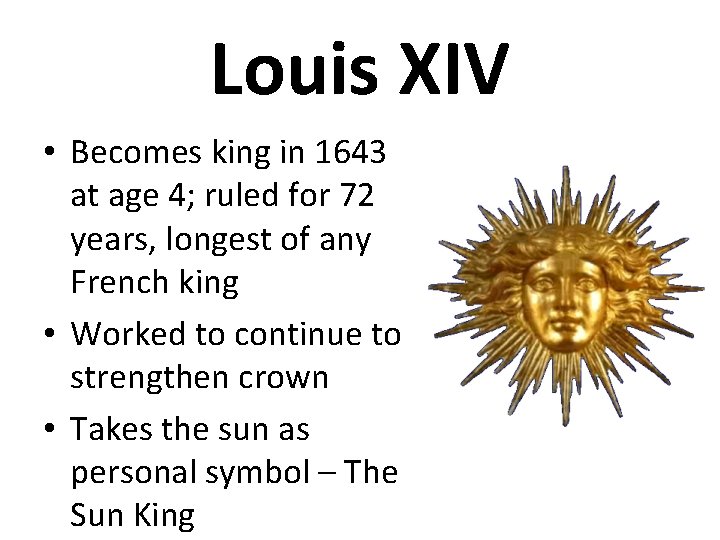 Age of Absolutism France Henry IV Assumes throne