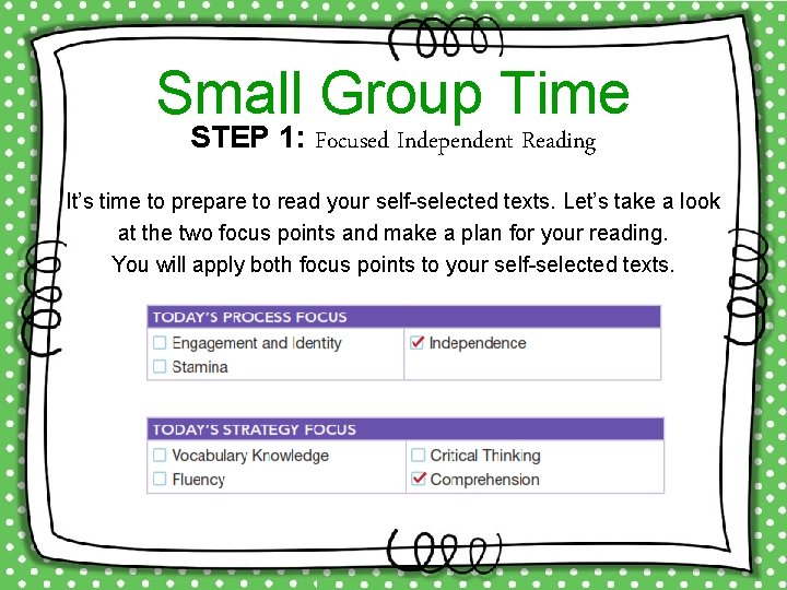Objectives Reading Unit 1 Lesson 7 Module B