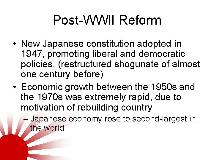 Westernization of Japan Caroline Lee IB English III