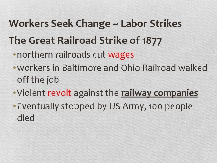 CHAPTER 14 THE SECOND INDUSTRIAL REVOLUTION Big Picture