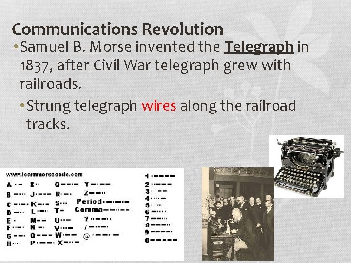 CHAPTER 14 THE SECOND INDUSTRIAL REVOLUTION Big Picture