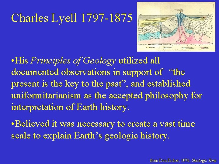Some brief notes on Charles Lyell to accompany
