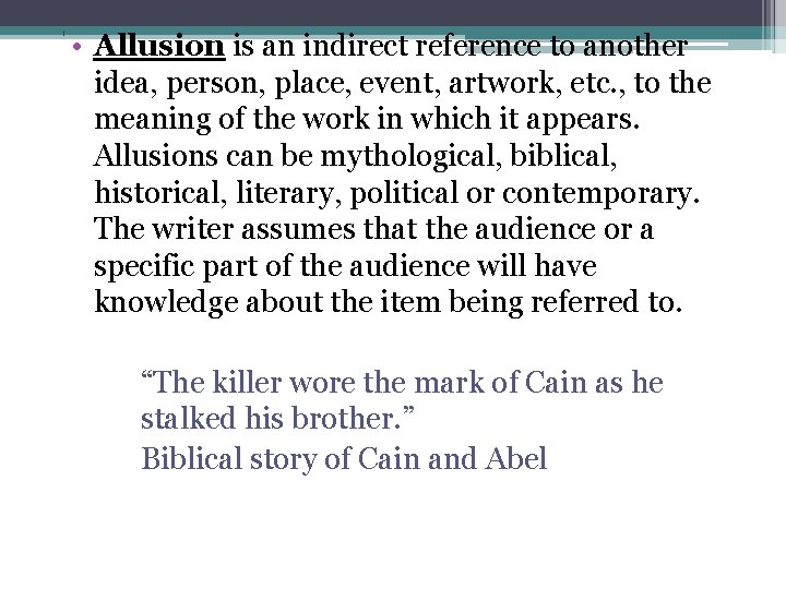 Rhetorical Devices 2 Hyperbole Understatement Allusion Personification ...