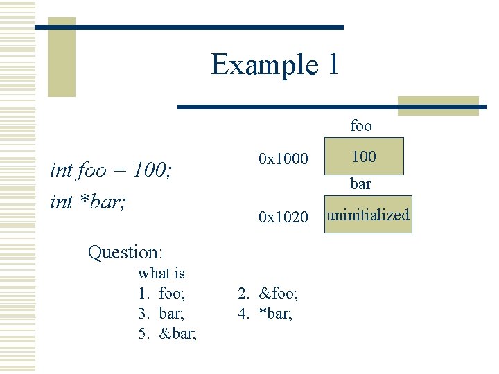 C Tutorial Session 3 Pointers continued External Variables
