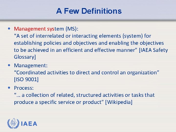 IAEA Training Course on Basic Radiation Protection and