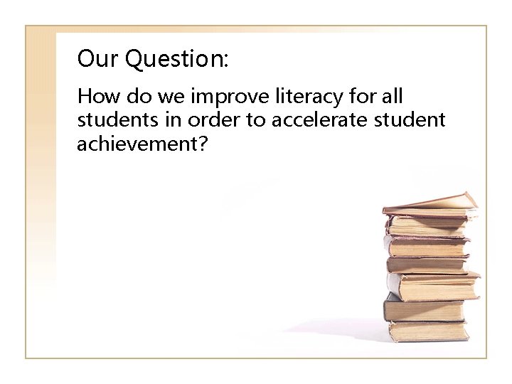 Improving Adolescent Literacy One Library at a Time
