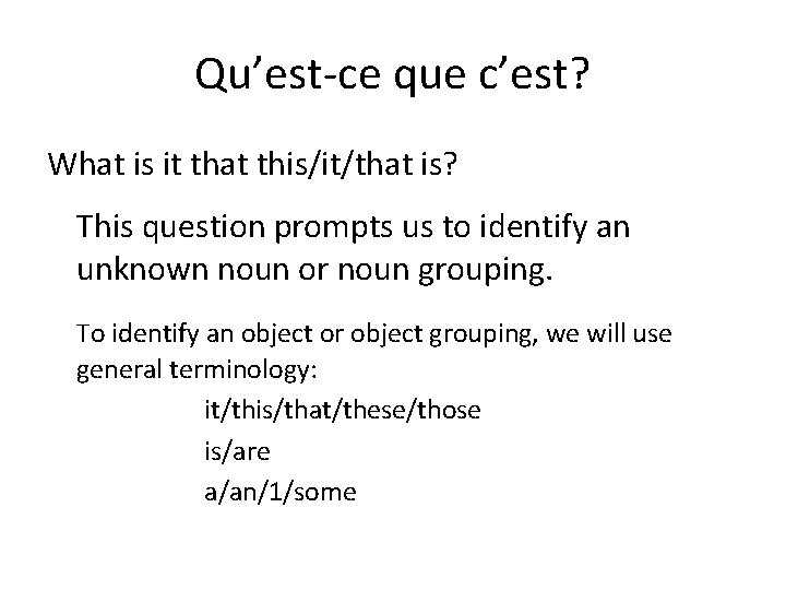 Writing Sentences Unit 1 Lesson 7 Remember French