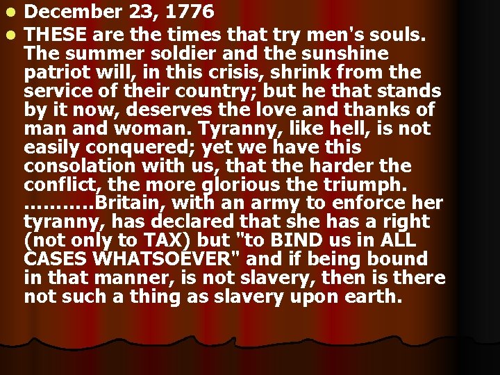 Unit 3 Part 3 The Birth of a