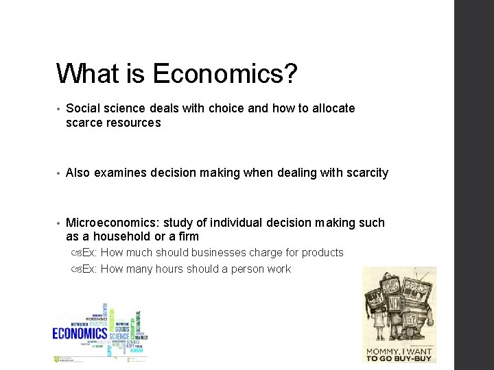 Fundamentals of Economics Outline of Unit I Basic