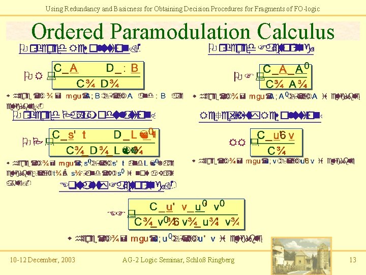 Using Redundancy and Basicness for Obtaining Decision Procedures