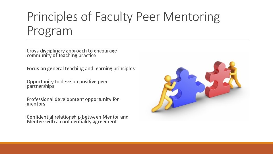 Faculty Peer Mentoring Program UCCA PRESENTATION Background and