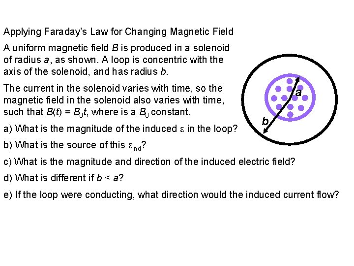 Wed Feb 25 Physics Lecture 32 Faradays Law