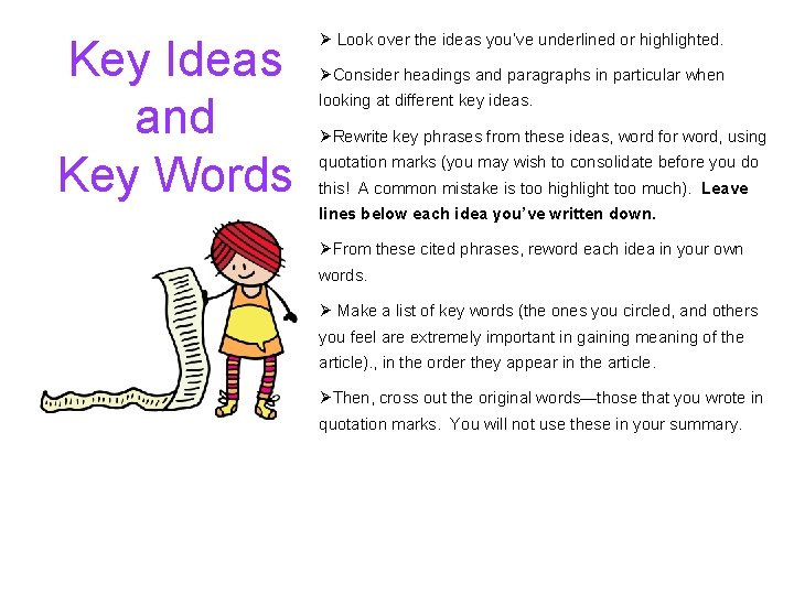 Summary Skills Why summarize Reading Comprehension The best