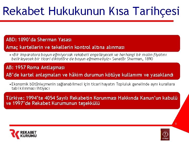 Rekabet Hukuku ve Trkiye Uygulamas MSAD stanbul 12