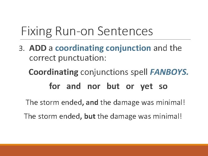 Packet 3 Runons Comma Splices NAME BASIC ENGLISH