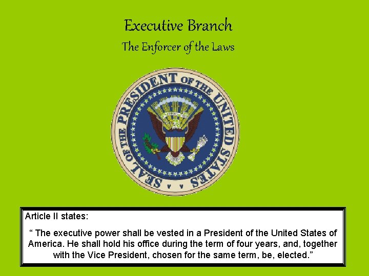 The Three Branches of Government 2 02 2
