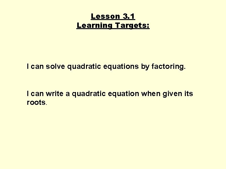 Algebra 2 A Unit 3 Quadratic Functions Algebra