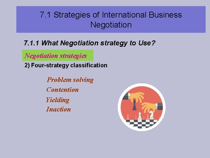 Chapter 7 Strategies and Tactics of International Business