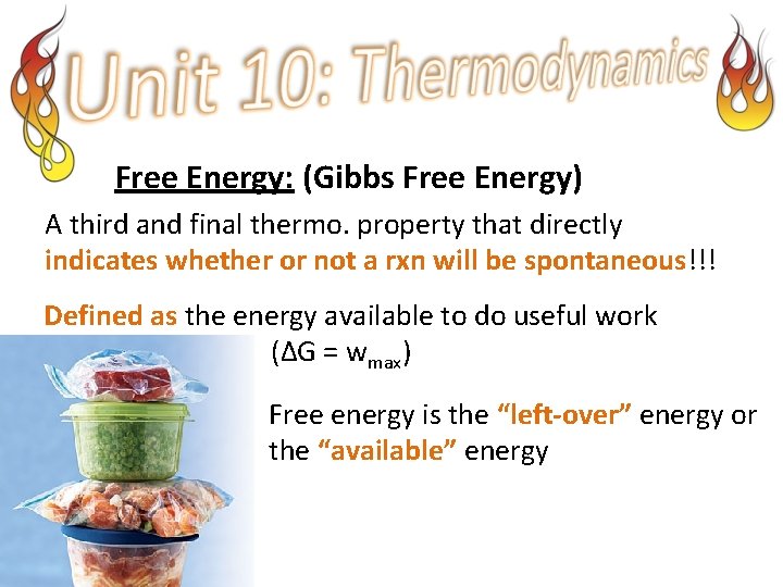 Unit 10 Thermodynamics Substance Review Hf S N