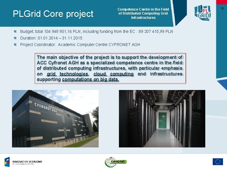 1 e Science on Distributed Infrastructure in Poland