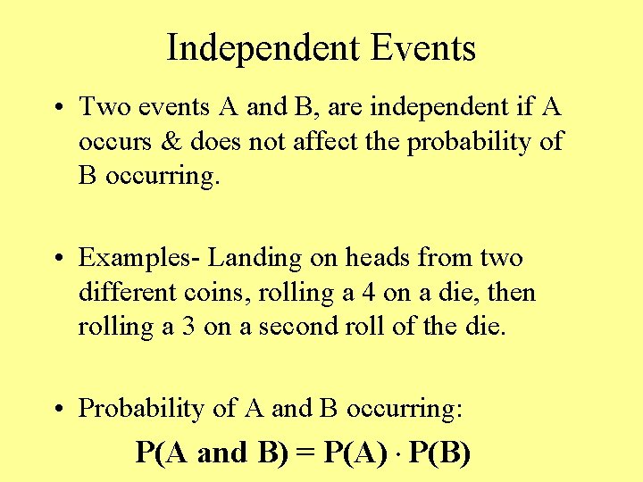 Compound Probability Yesterday we worked with selecting one