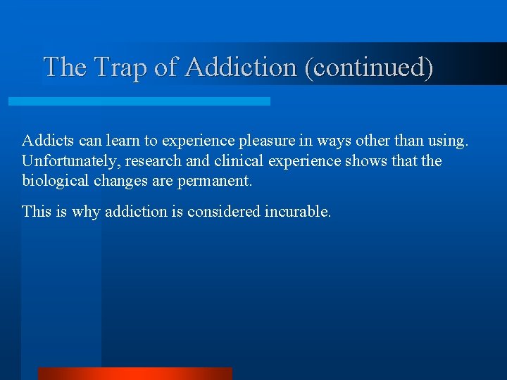 Addiction Basics Information for pastors and parish nurses