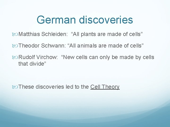 Cells History Structure and Function Unit 5 Observation