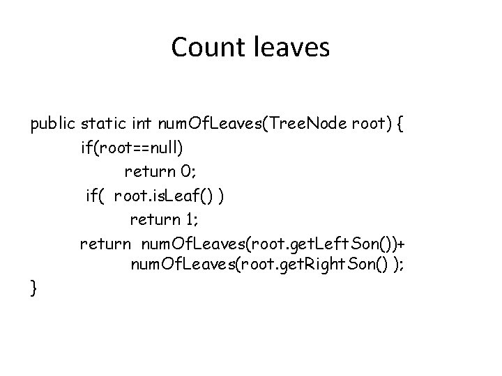 Tirgul 12 Trees 11 Trees Definitions A B