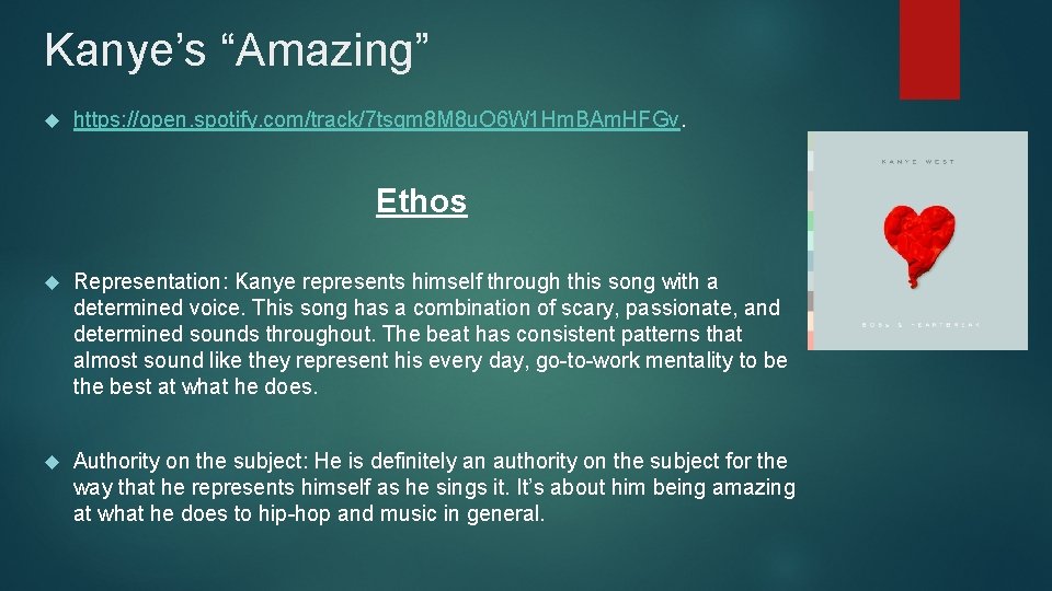 Rhetorical Analysis Kanye West vs David Bowie BY