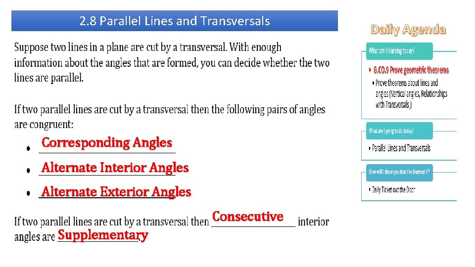Unit 2 Congruence Similarity Proofs Vocabulary Builder Vocabulary