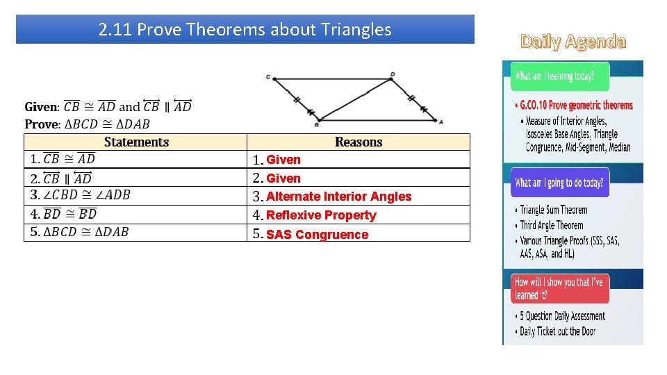 Unit 2 Congruence Similarity Proofs Vocabulary Builder Vocabulary