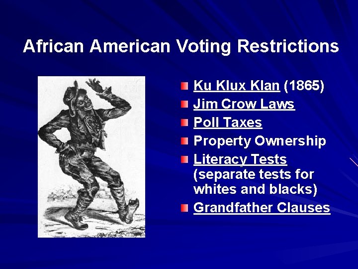 AfricanAmerican Discrimination and Segregation SWBAT The student will